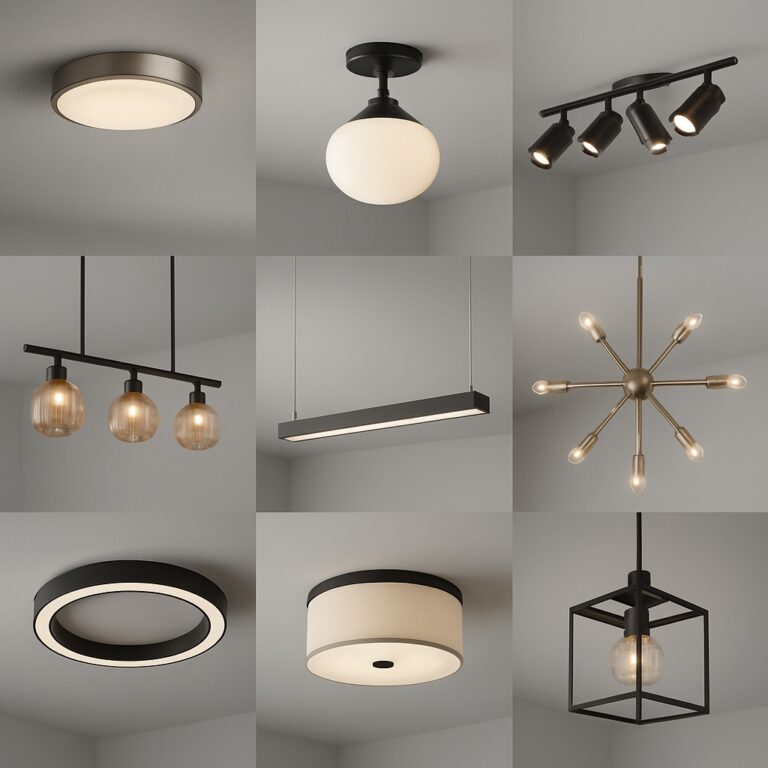 Modern Ceiling Lights: Styles, Materials, and Sizing Guide